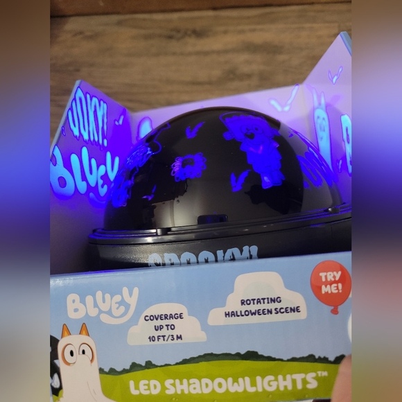 Holiday | Bluey Light Up Led Shadowlights Rotating Halloween Scene ...